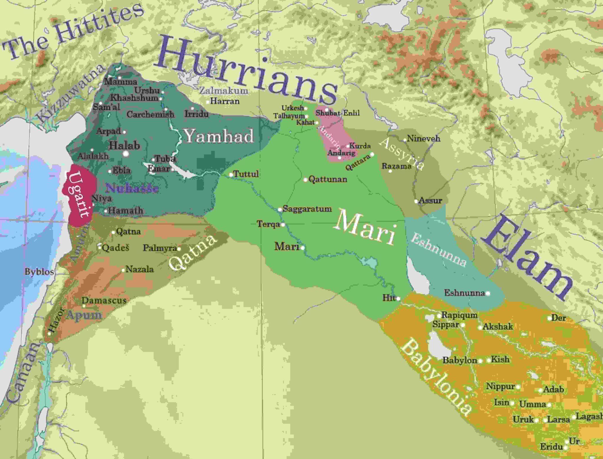 Kingdom of Mari in Syria (Bronze Age – c. 2900–1759 BCE)